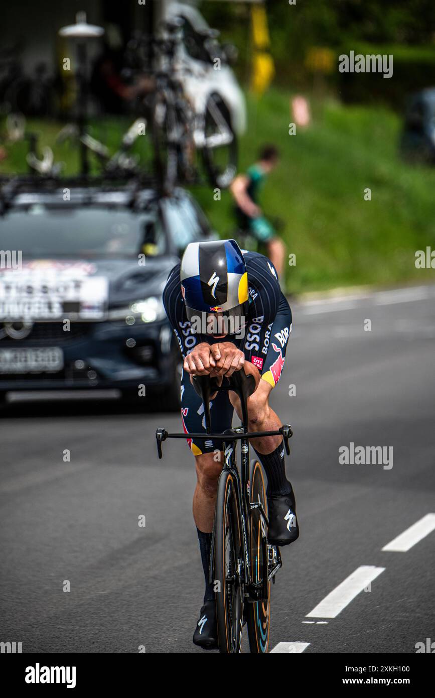 BOB JUNGELS of RED BULL - BORA - HANSGROHE cycling in the Tour de ...