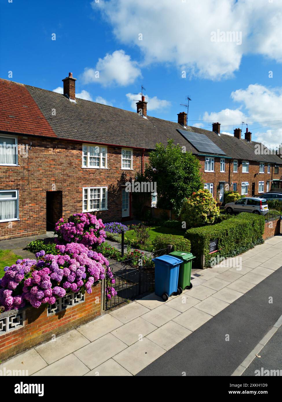 Aerial view of 20 Forthlin Road, the childhood home of the Beatles Sir ...