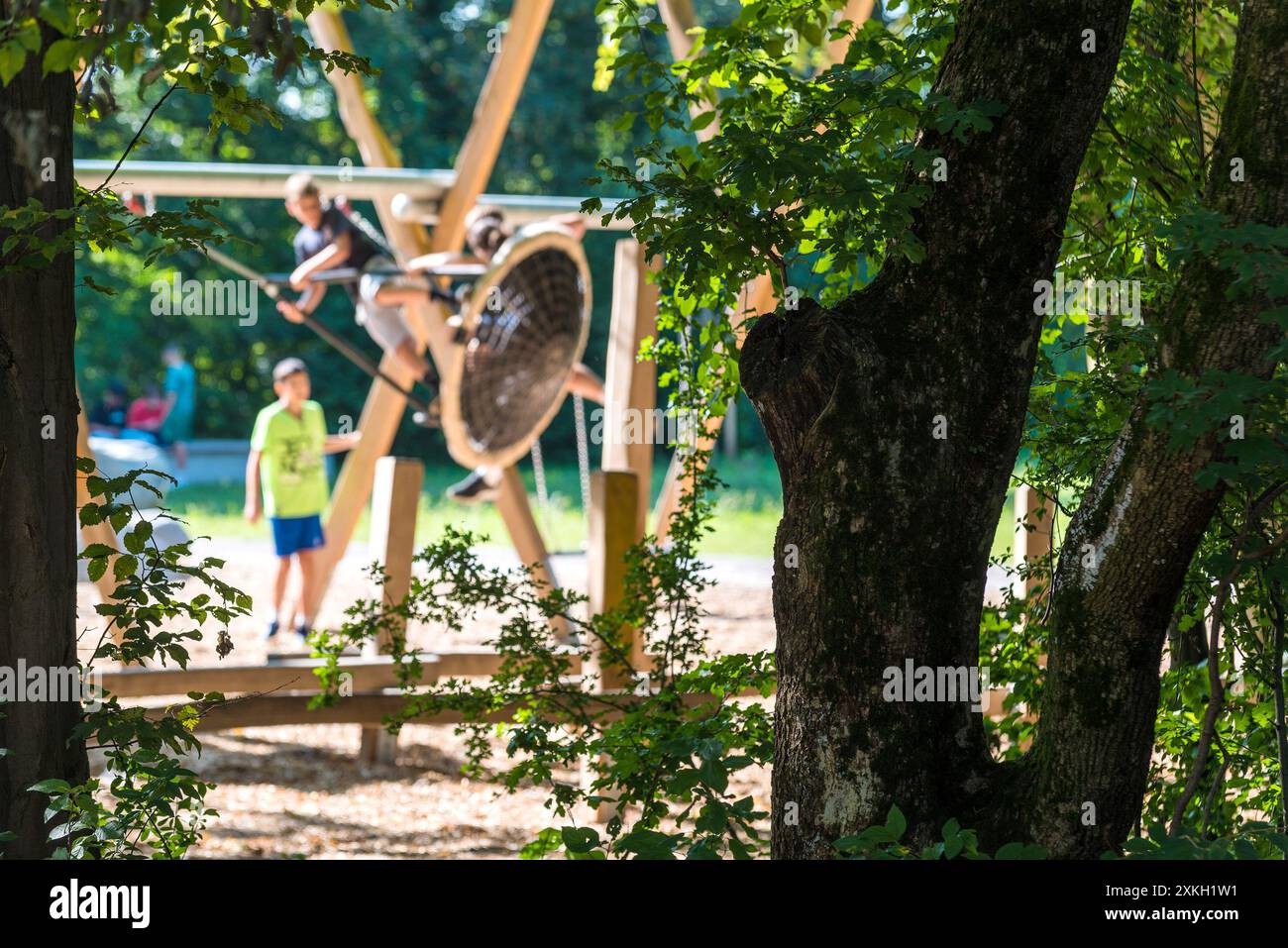 Children playground playing equipment hi-res stock photography and ...
