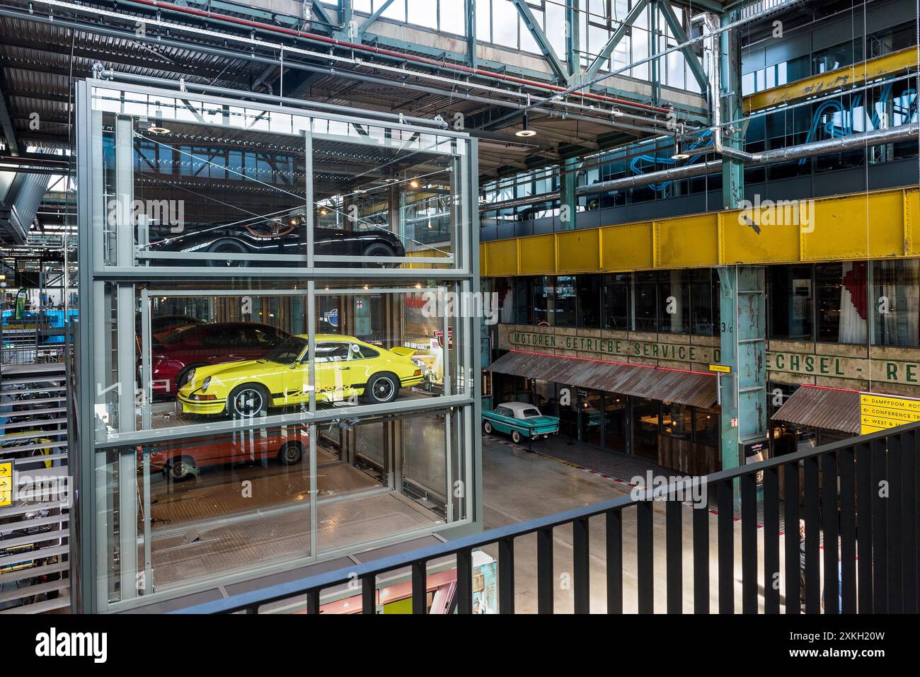 Motorworld München - Interior View Stock Photo - Alamy