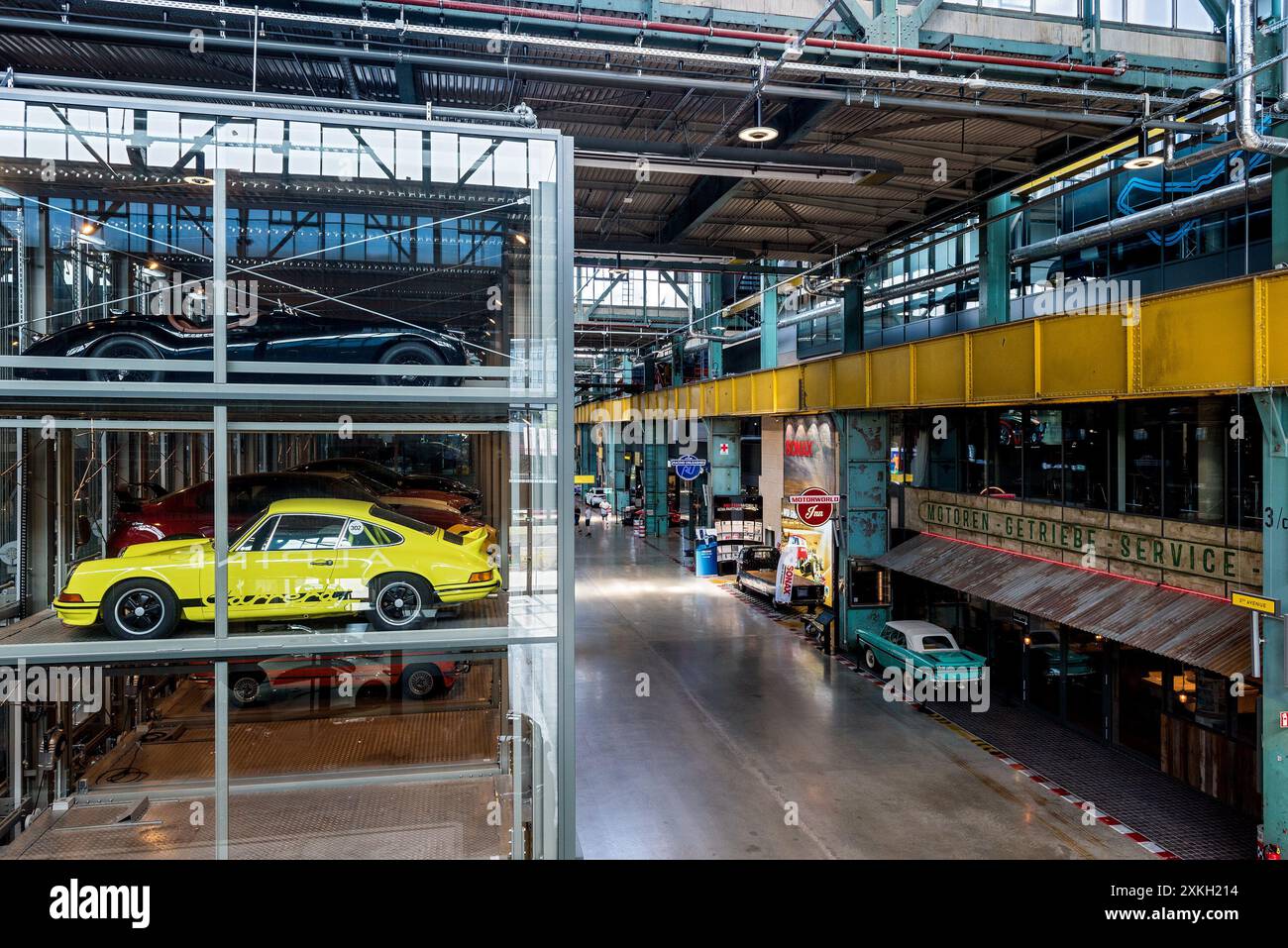 Motorworld München - Interior View Stock Photo - Alamy