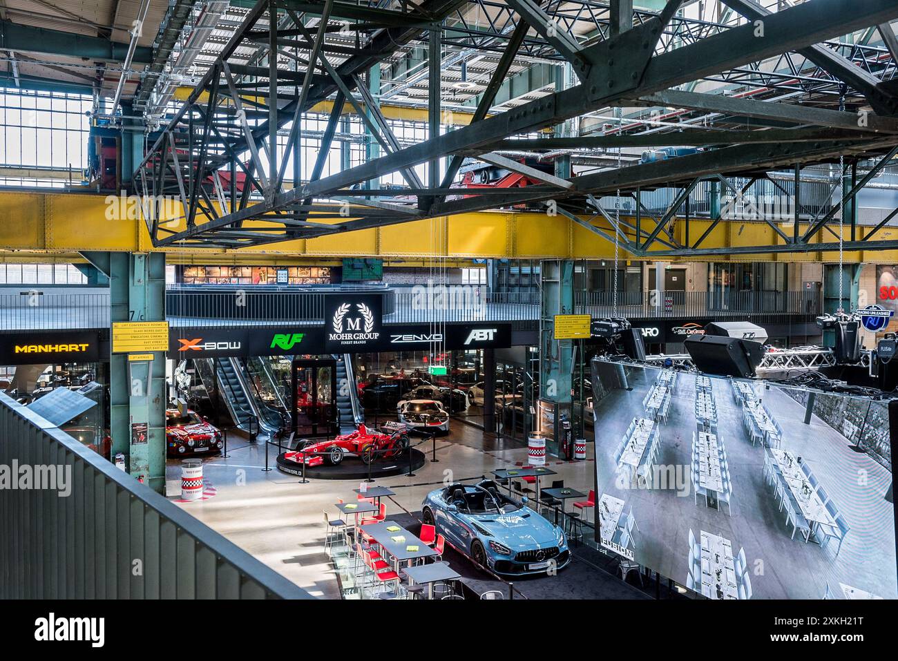Motorworld München - Interior View Stock Photo - Alamy