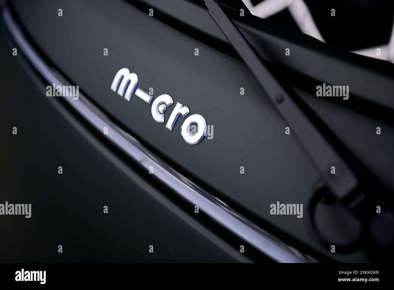 Microlino - Electric Car Emblem Stock Photo - Alamy