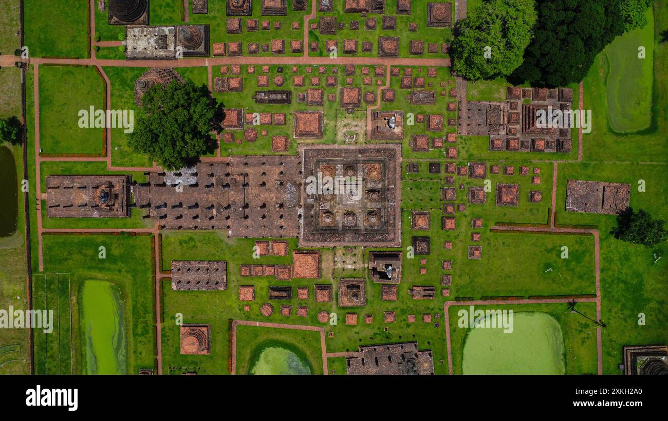 An ancient temple complex in Thailand, seen from above Stock Photo - Alamy