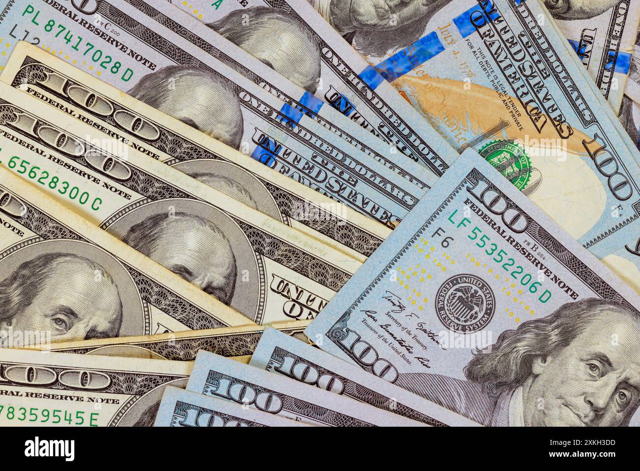Benjamin Franklin signed hundred dollar bill, which is banknote of ...