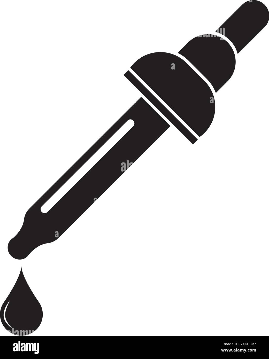 Dropper vector flat pictogram illustration isolated on white background ...