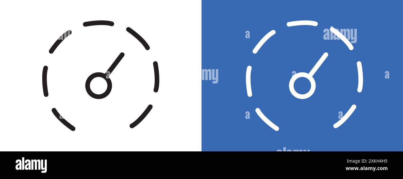 Low high speedometer icon sign hi-res stock photography and images - Alamy