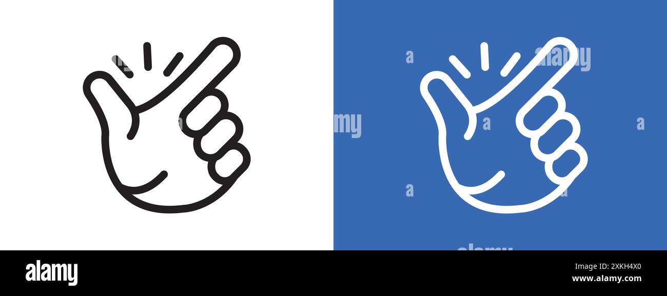 Easy icon logo sign vector outline in black and white color Stock ...