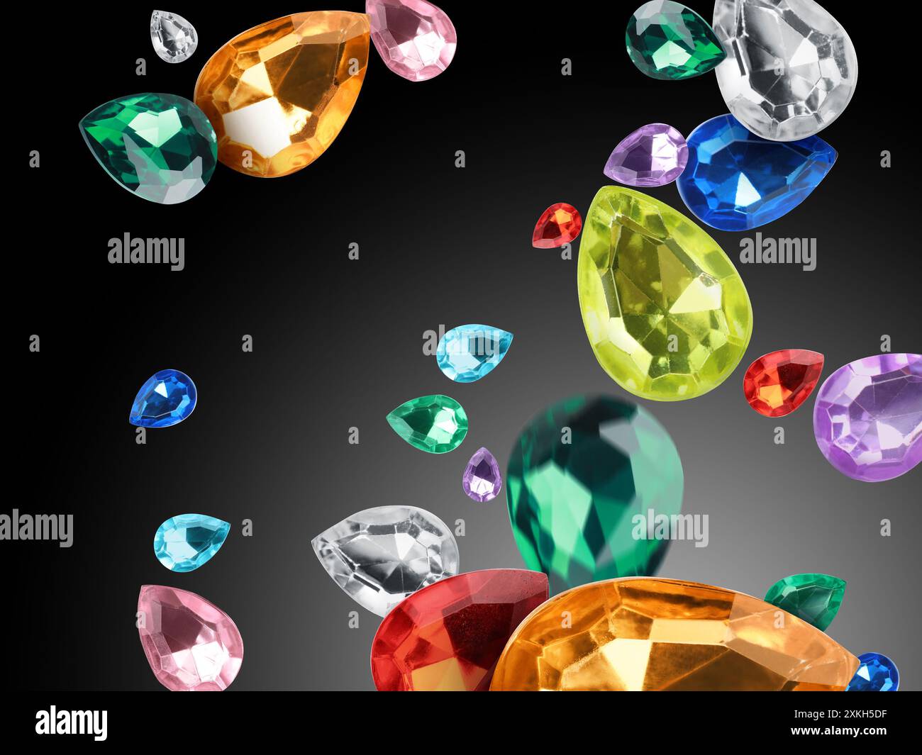 Falling gemstones hi-res stock photography and images - Alamy