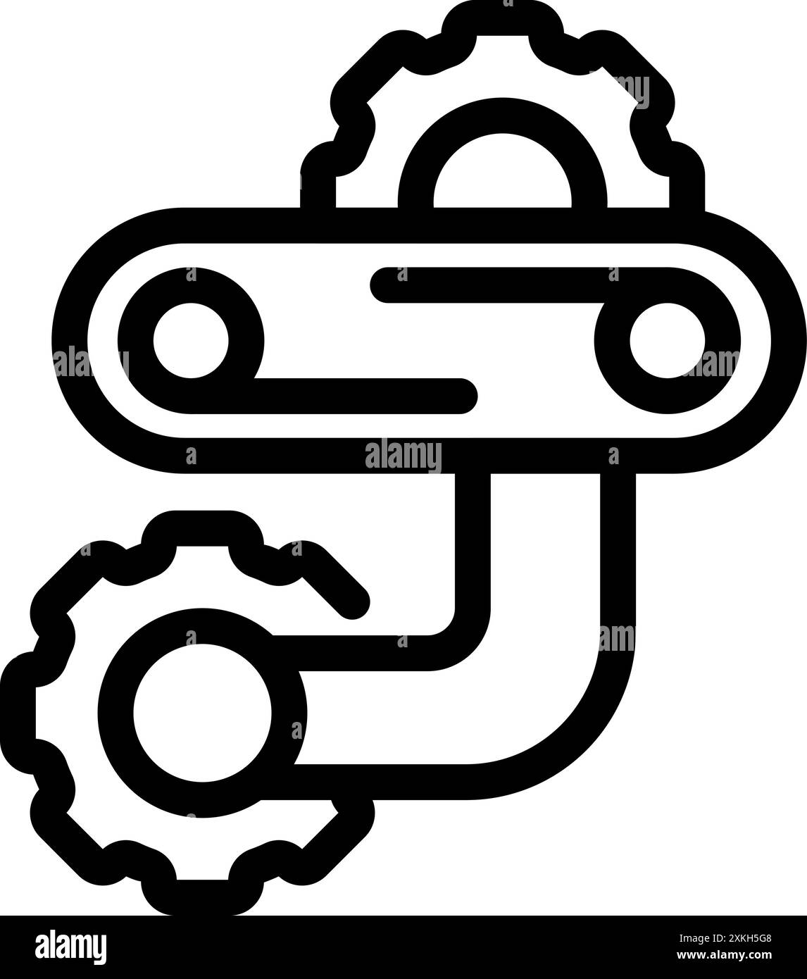 Conveyor flow Black and White Stock Photos & Images - Alamy