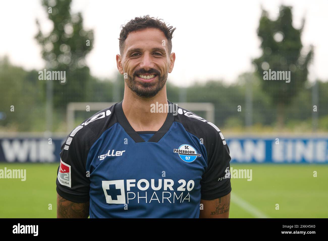 23 July 2024, North Rhine-Westphalia, Paderborn: Soccer: Bundesliga 2, photo shoot SC Paderborn ...