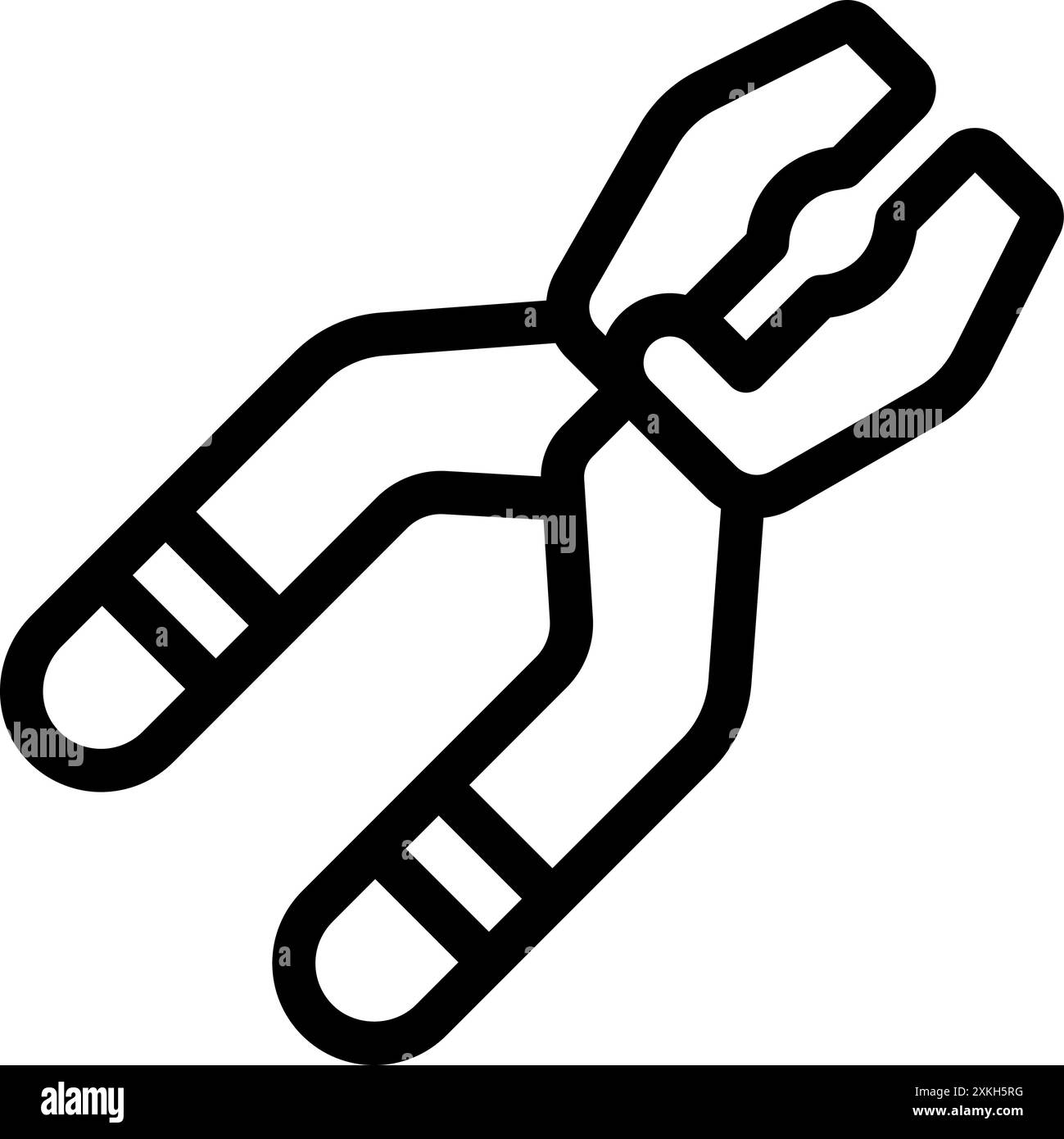 Simple icon of pliers, a common tool used for gripping and manipulating ... Simple icon of pliers, a common tool used for gripping and manipulating ...