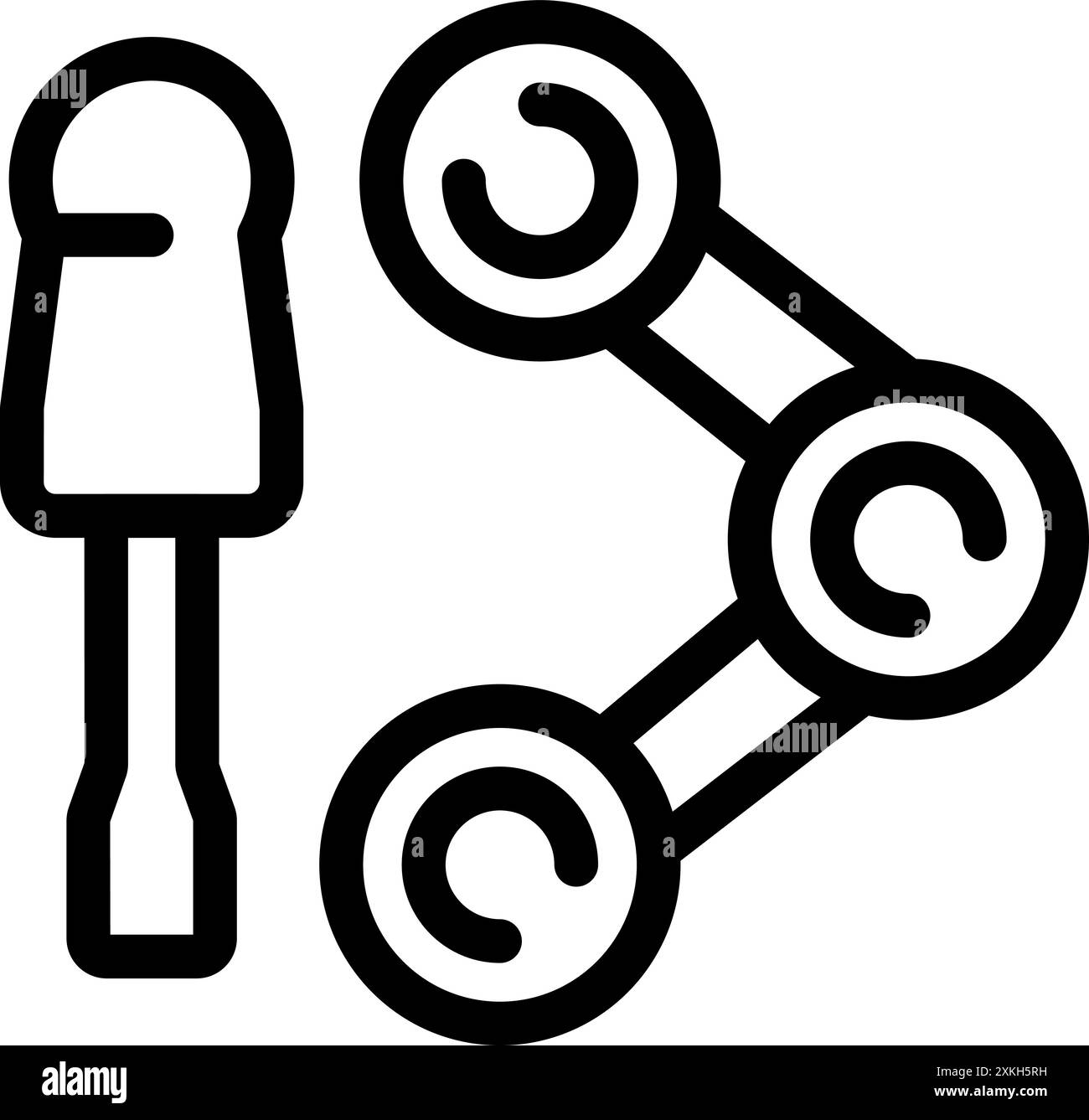 Robotic arm building process represented by a screwdriver and three ... Robotic arm building process represented by a screwdriver and three ...