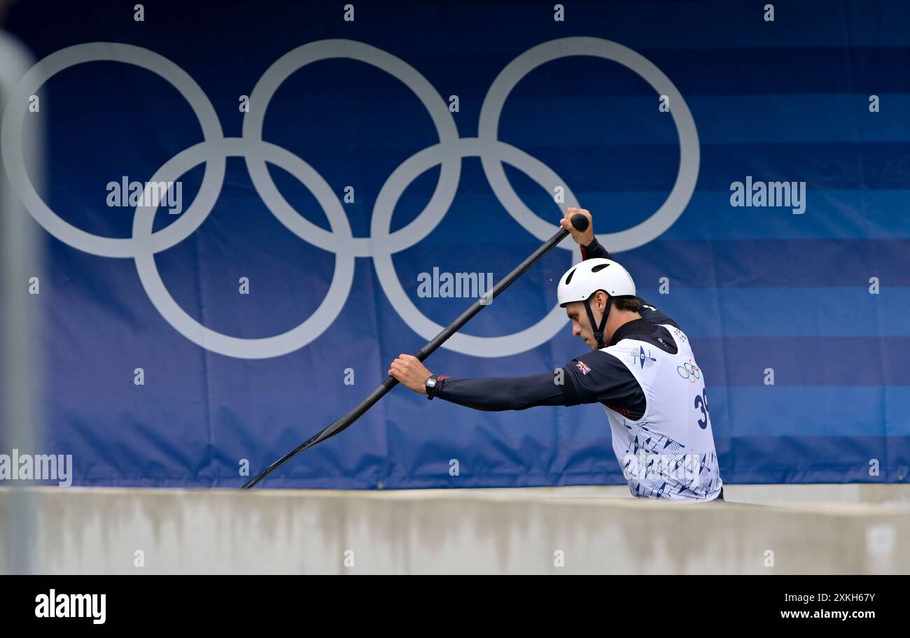 Paris, France. 23rd July, 2024. Paris 2024 Olympic games. Canoe Slalom ...