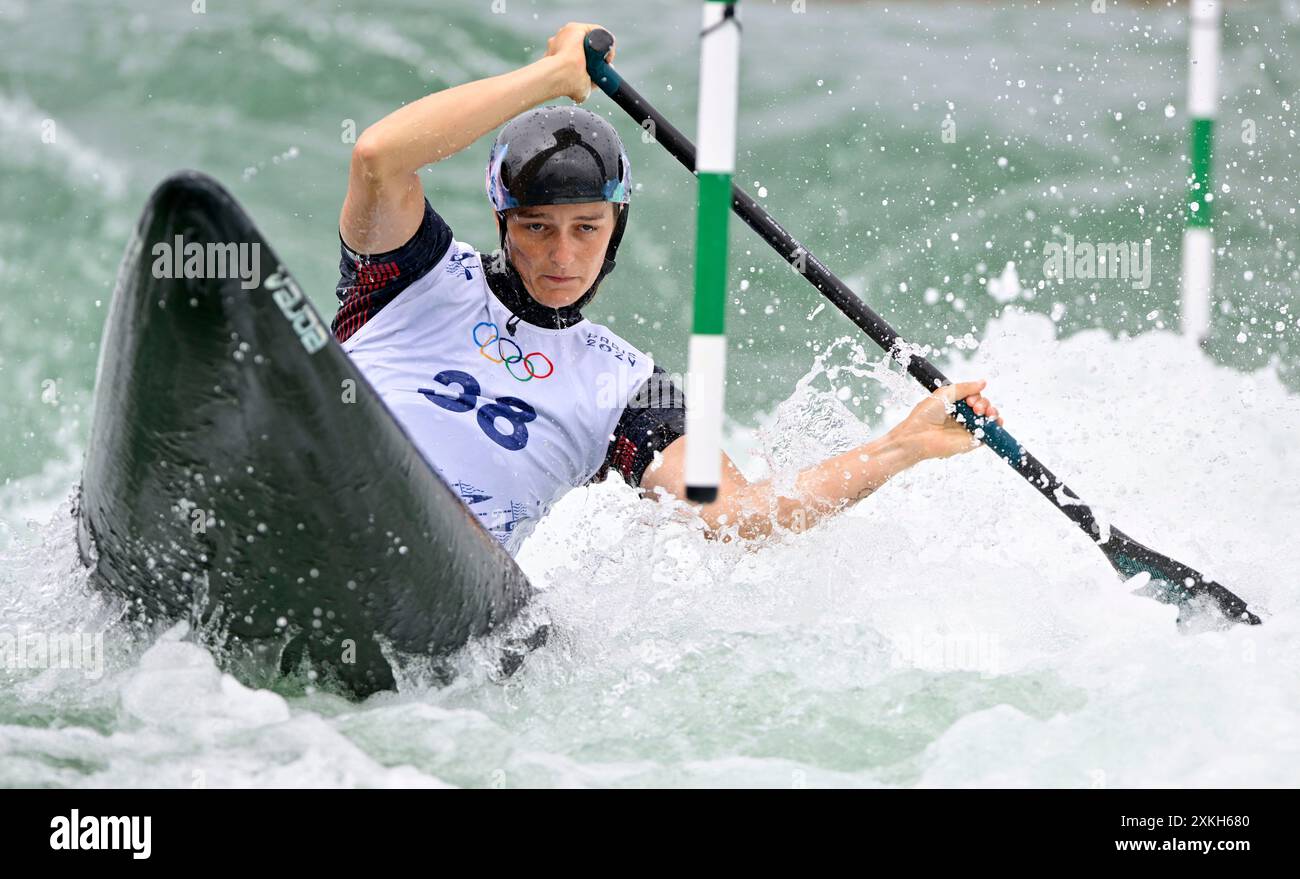 Paris, France. 23rd July, 2024. Paris 2024 Olympic games. Canoe Slalom ...