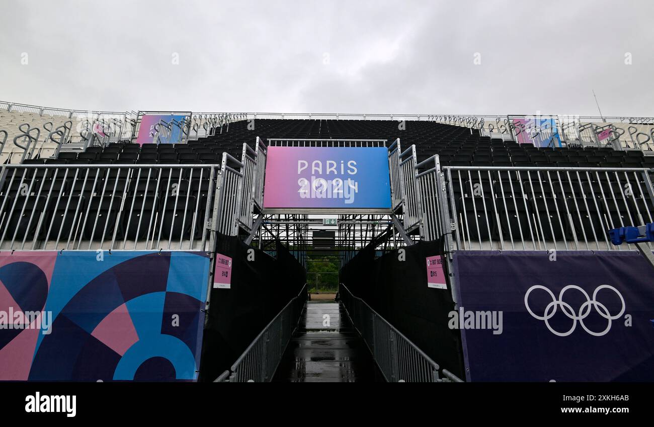 Paris, France. 23rd July, 2024. Paris 2024 Olympic games. Canoe Slalom ...