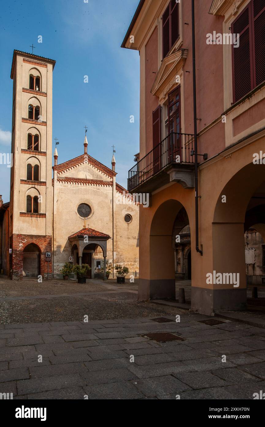 Italy Piedmont Biella - Biella Piazzo - church of San Giacomo Stock ...