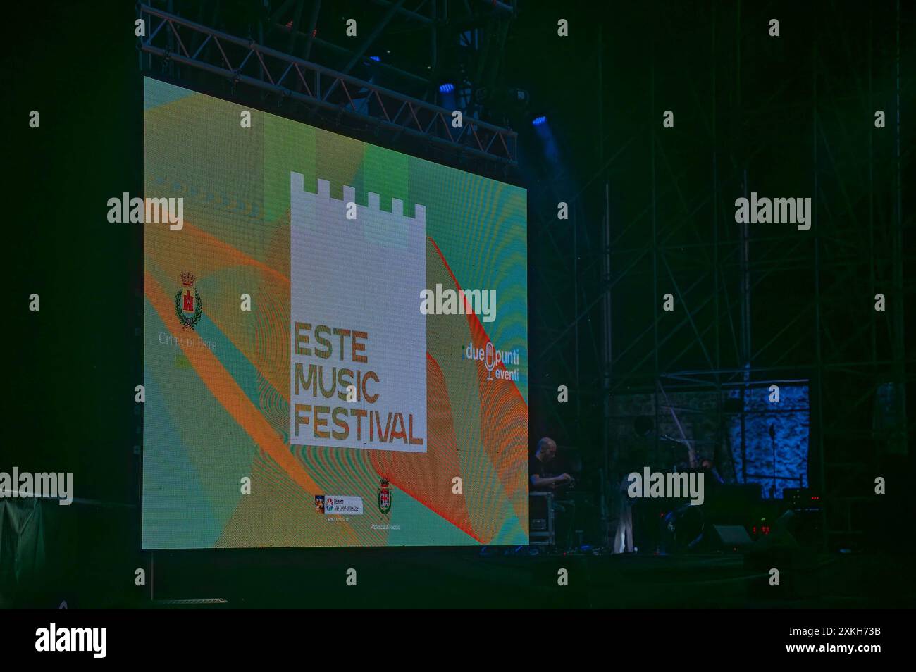 Castello Carrarese d' Este, Este (Pd), Italy, July 22, 2024, Este Music ...