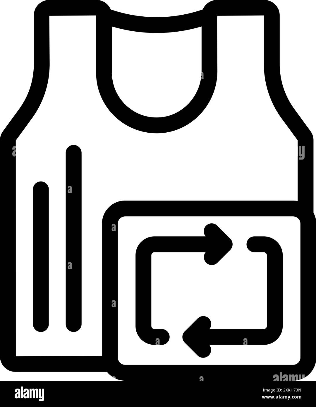 Fashion production waste Stock Vector Images - Alamy