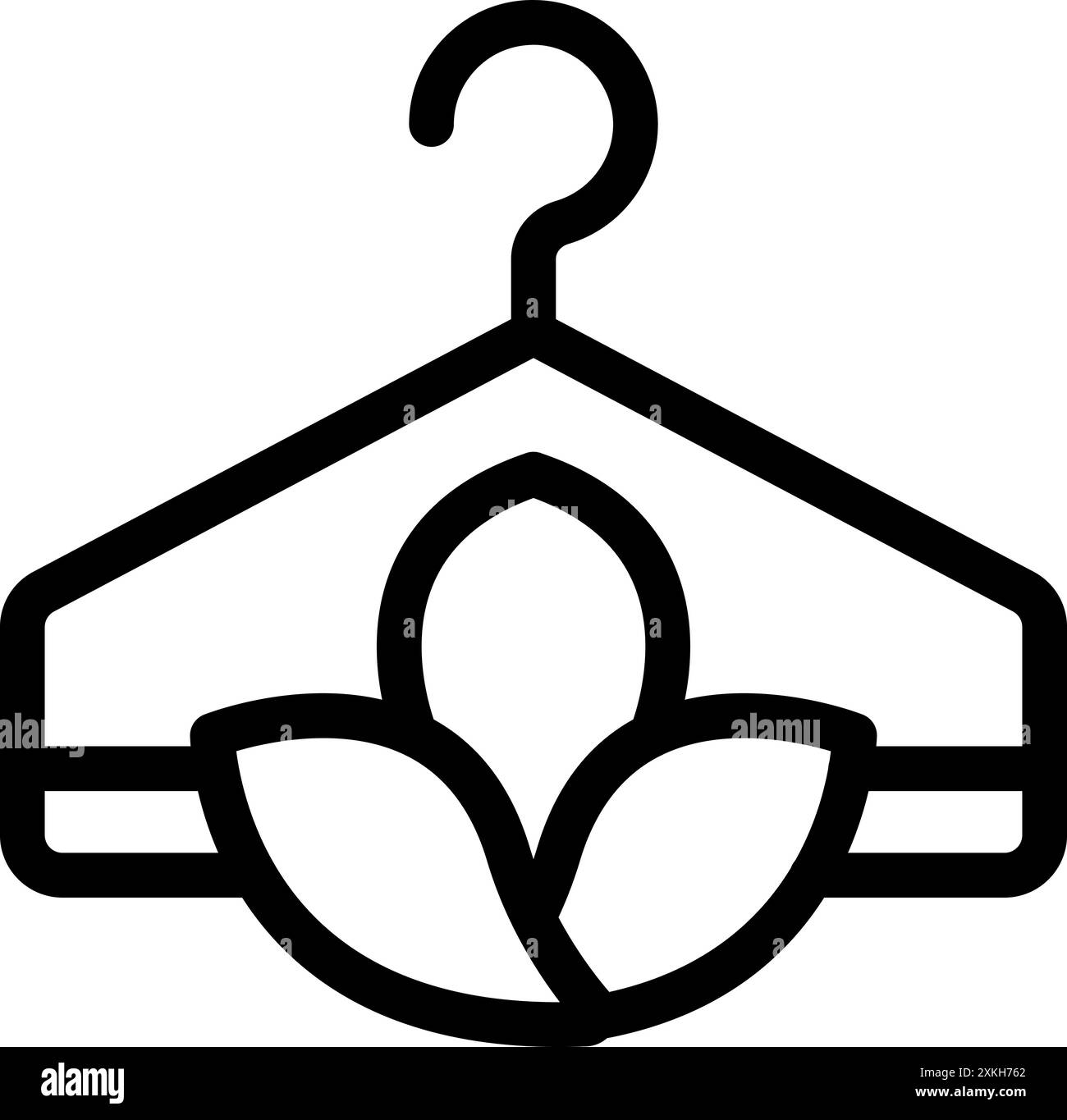 Clothes hanger incorporating a leaf design promotes eco conscious ...