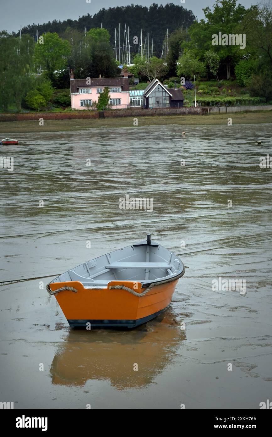 low tide, pin mill, suffolk , england Stock Photo - Alamy