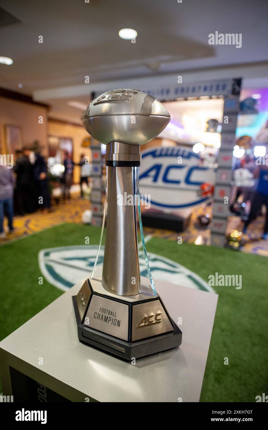 Charlotte, NC, USA. 23rd July, 2024. the ACC Football Championship ...