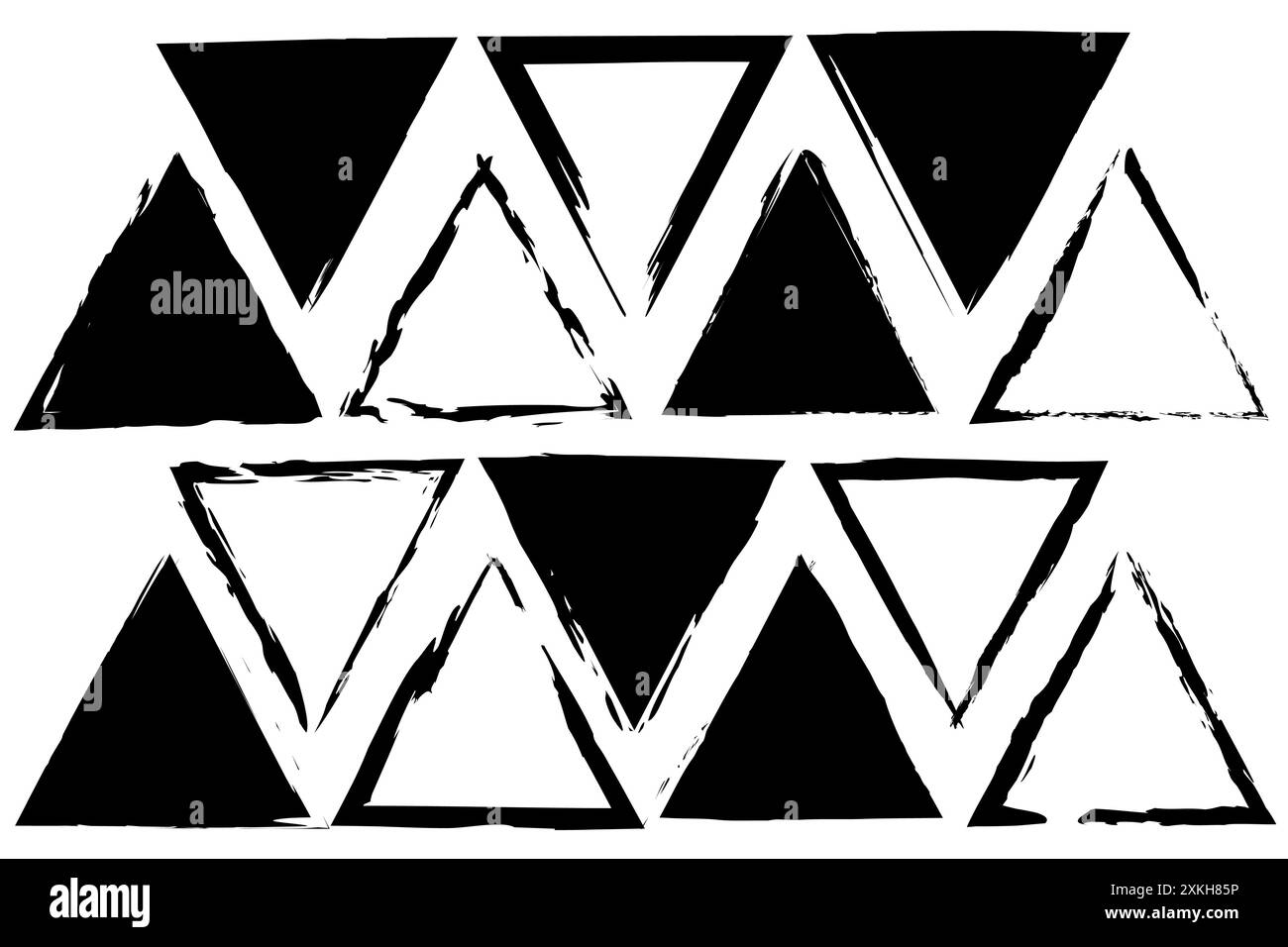 Rough triangle Stock Vector Images - Alamy