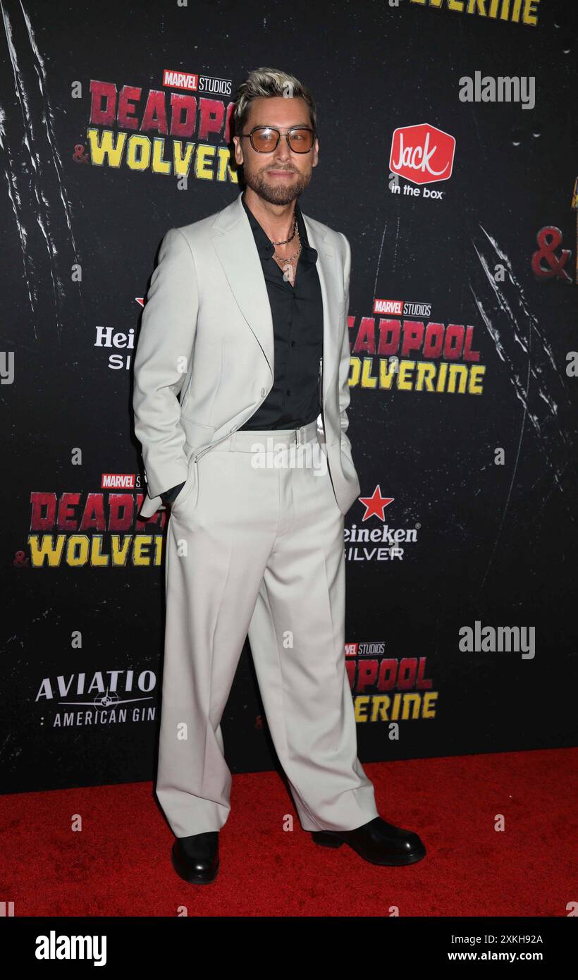 July 22, 2024, New York, New York, USA: NSYNC singer LANCE BASS seen at ...