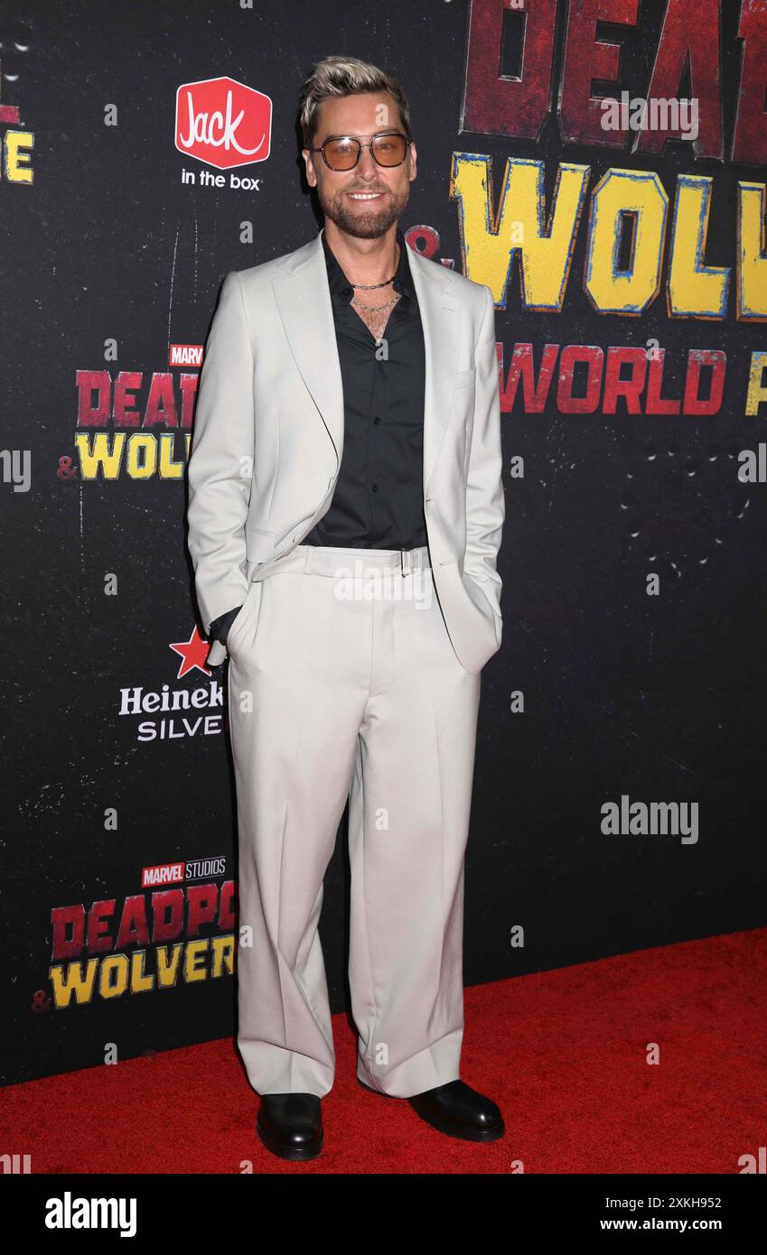 July 22, 2024, New York, New York, USA: NSYNC singer LANCE BASS seen at ...