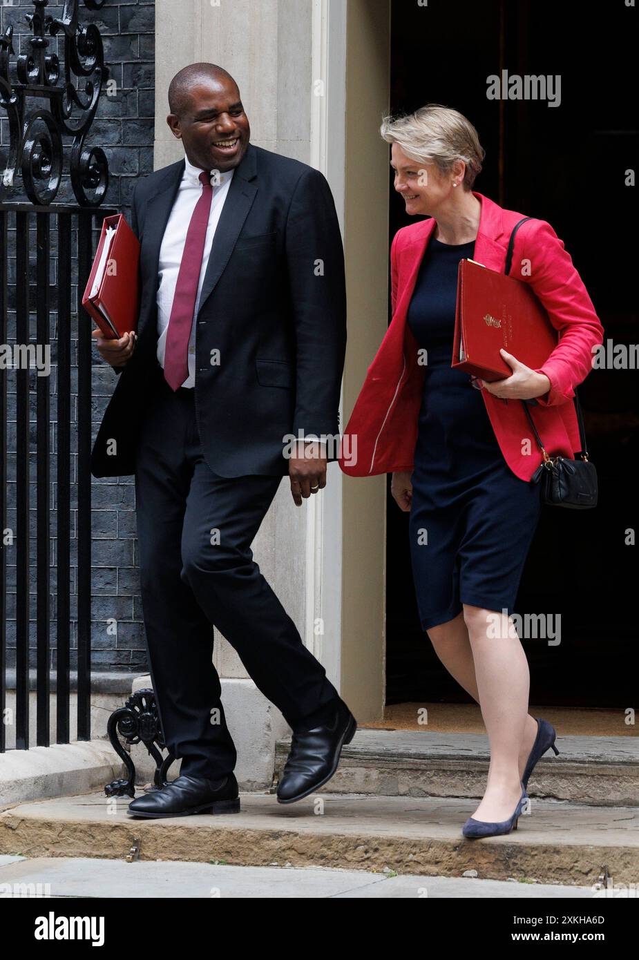 Londonn, UK 23 July 2024 David Lammy, Foreign Secretary and Yvette ...
