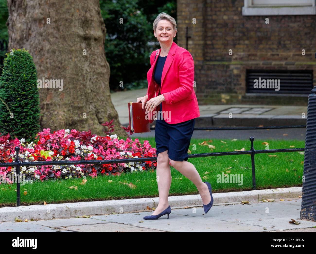 London, UK. 23rd July, 2024. Yvette Cooper, Home Secretary, in Downing ...