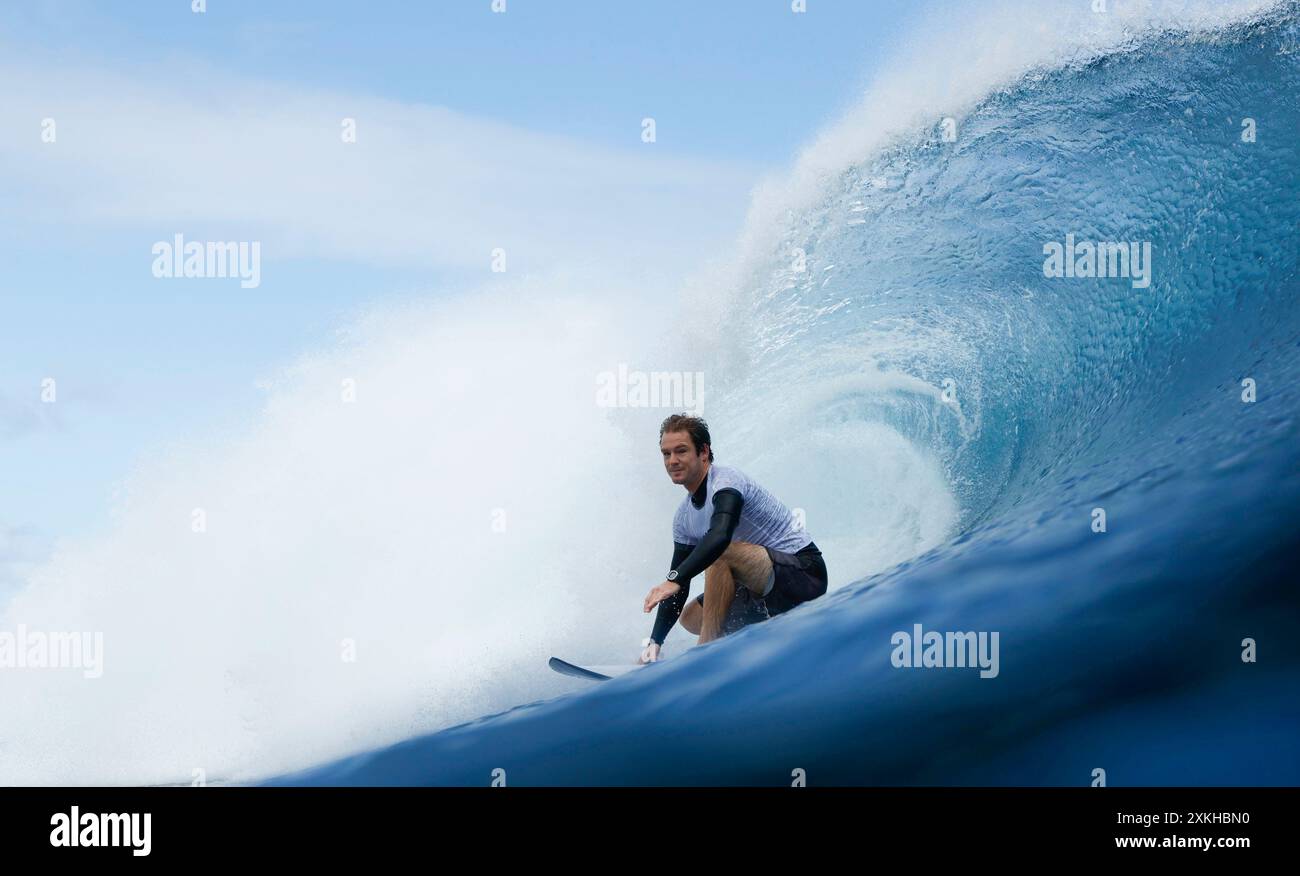 Tahiti, French Polynesian. 22nd July, 2024. Billy Stairmand of New ...