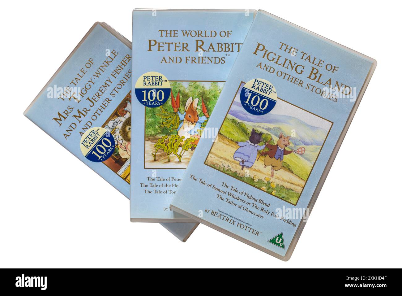 VHS video cassette tapes by Beatrix Potter with The tale of Pigling ...