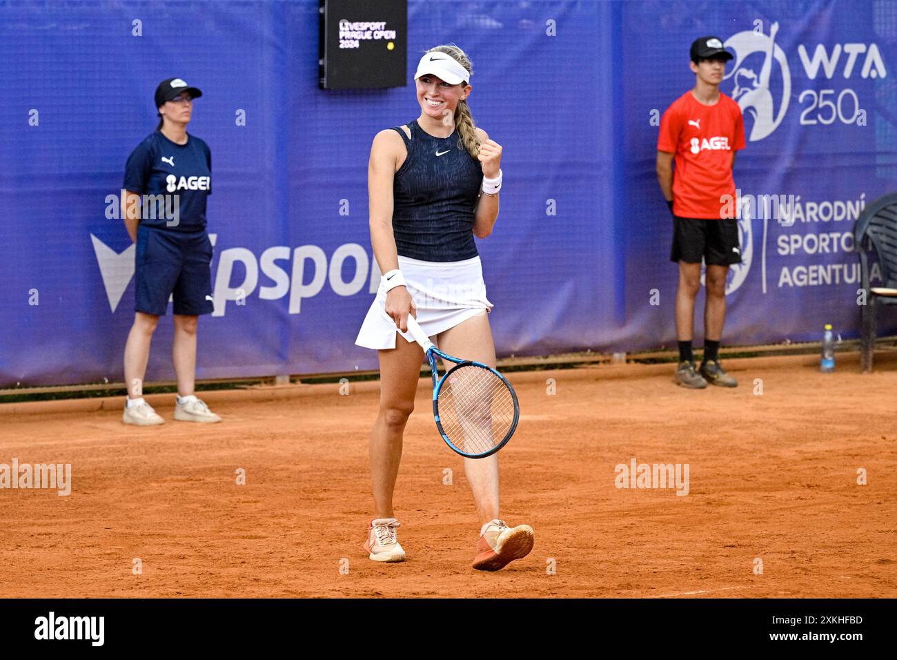 Prague, Czech Republic. 23rd July, 2024. Czech tennis player Laura ...