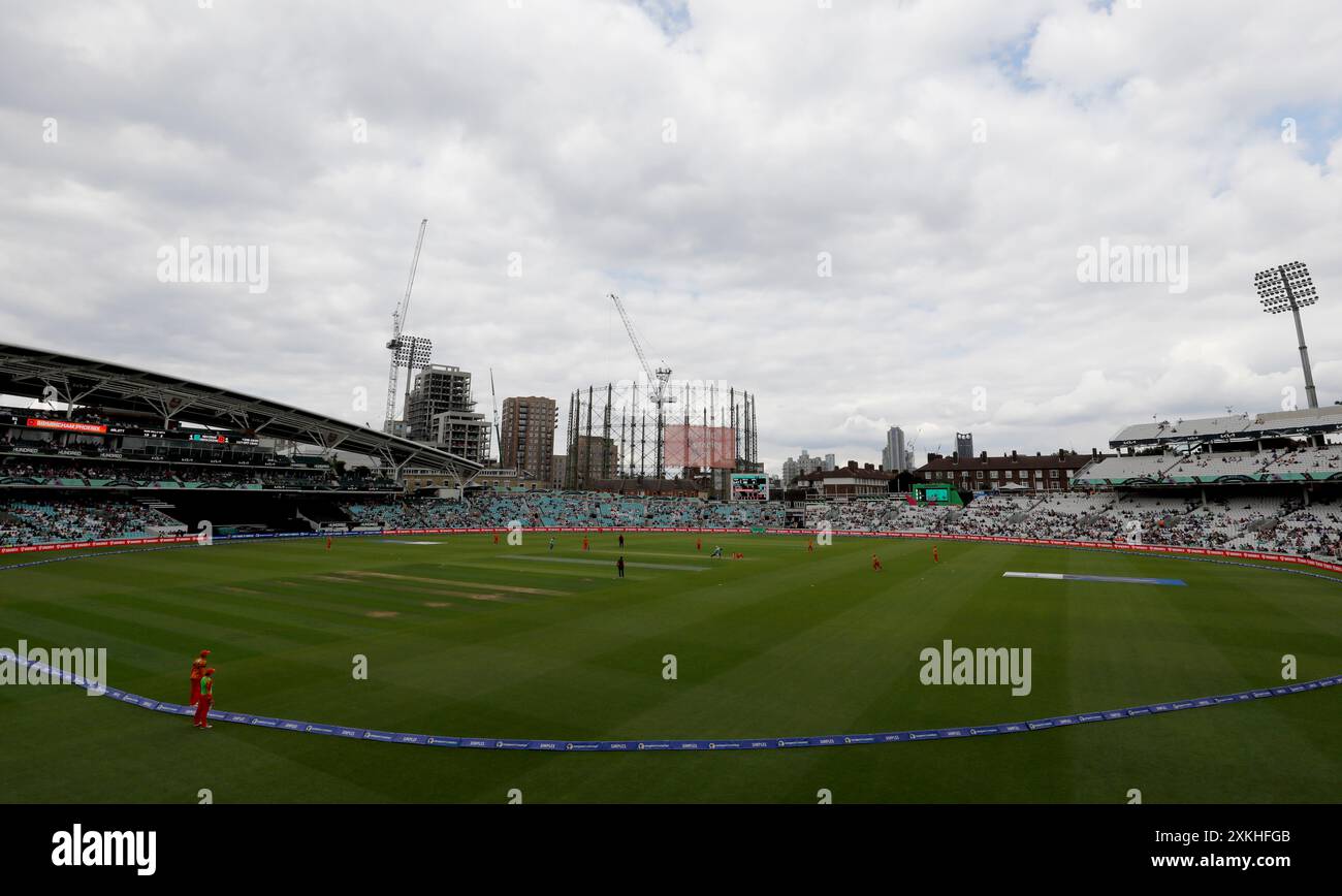 General view of The Kia Oval during The Hundred women's match at The ...