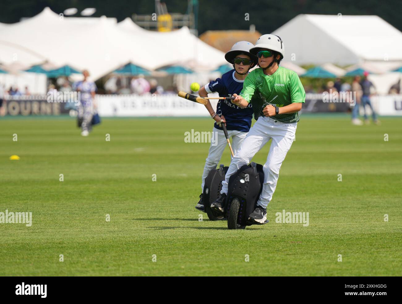 Players in the Roda Polo 2024 Tournament played at Cowdray Polo ...