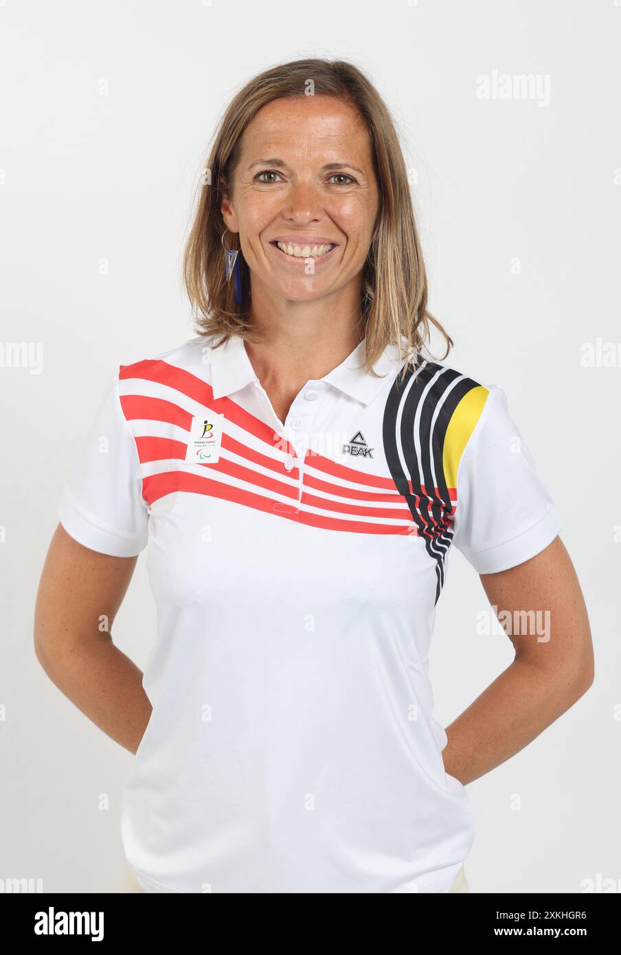 Brussels, Belgium. 23rd July, 2024. Mailis Lechien pictured during a ...