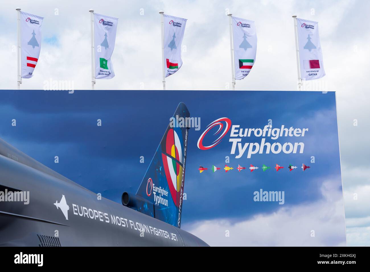 Eurofighter Typhoon on display at Farnborough International Airshow ...