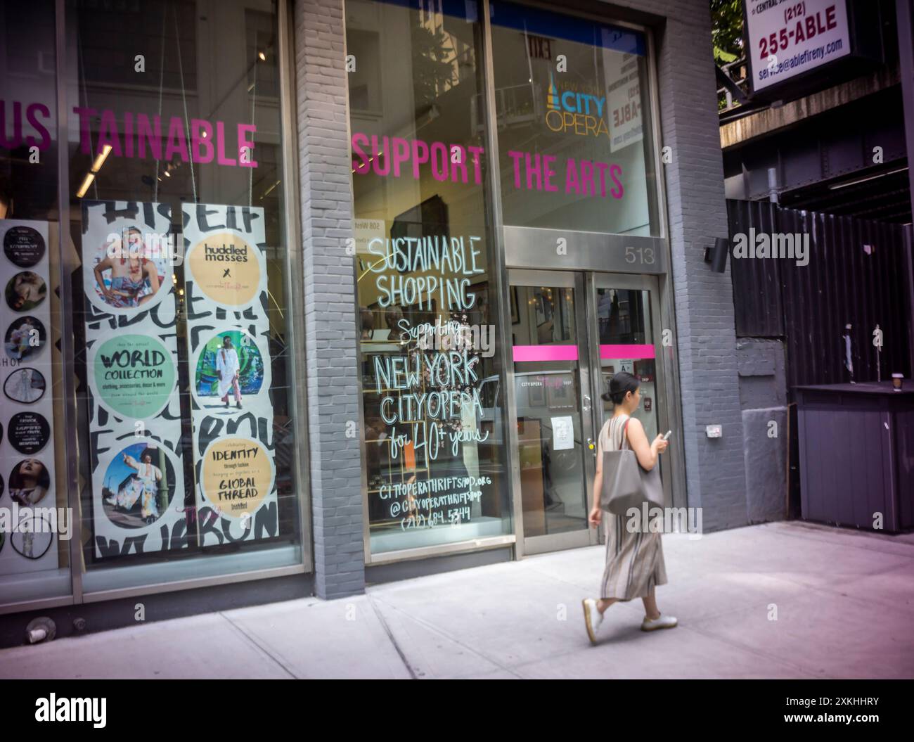The NY Opera thrift store promotes sustainable shopping, seen in ...