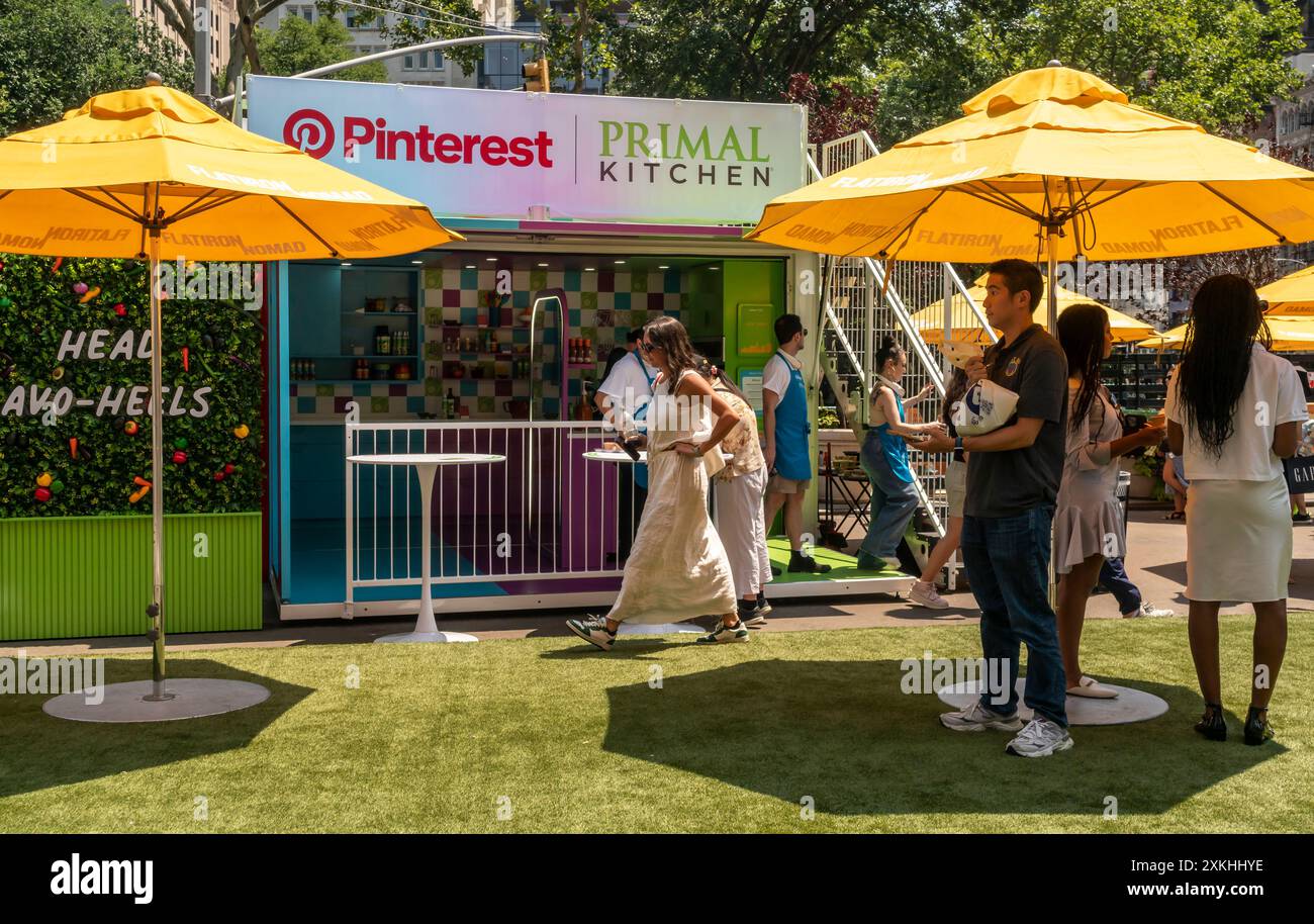 Colorful Kitchen Pop-Up brand activation for Pinterest X Primal Kitchen ...