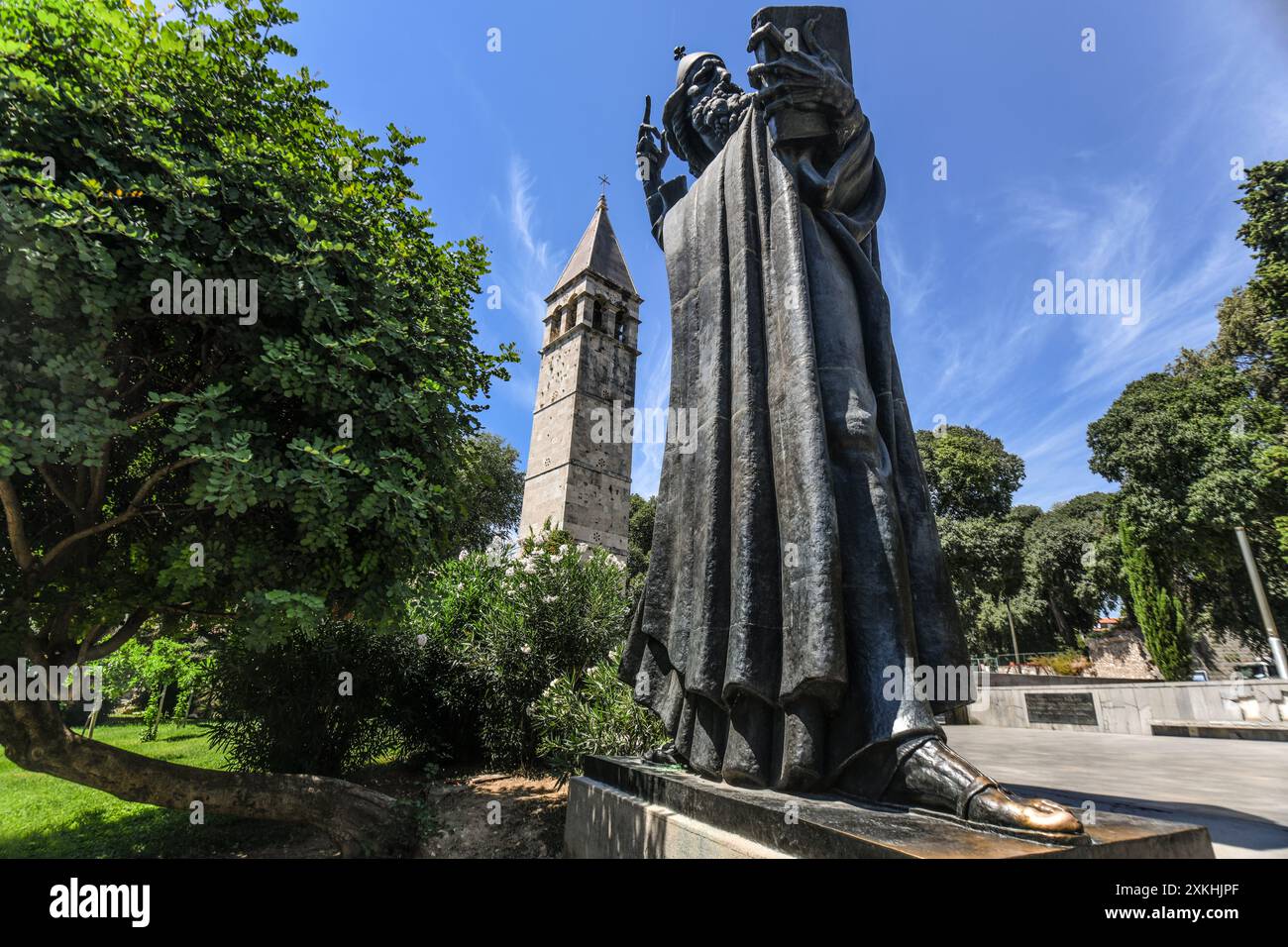 Statue of Gregory of Nin, by Ivan Mestrovic, Split, Croatia Stock Photo ...