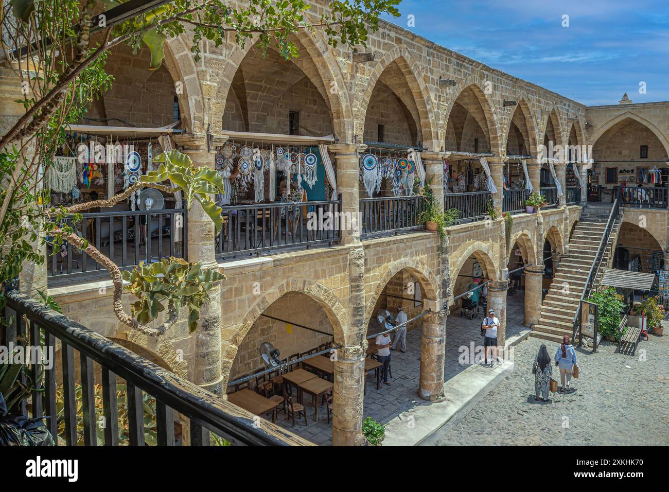 Buyuk Han, the largest caravansarai on the island of Cyprus, Nicosia ...