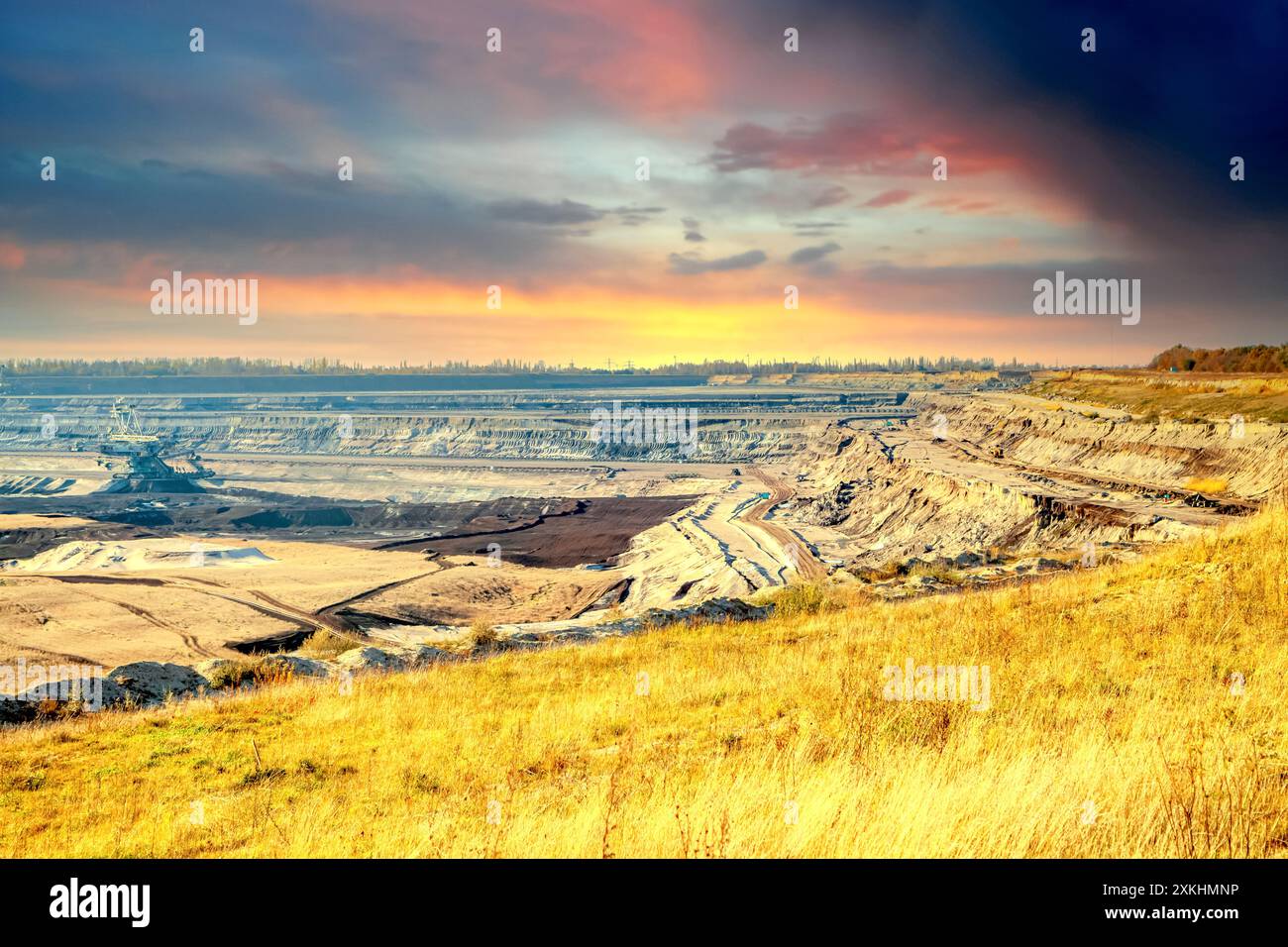 Opencast MIne, Schleenhain Stock Photo - Alamy