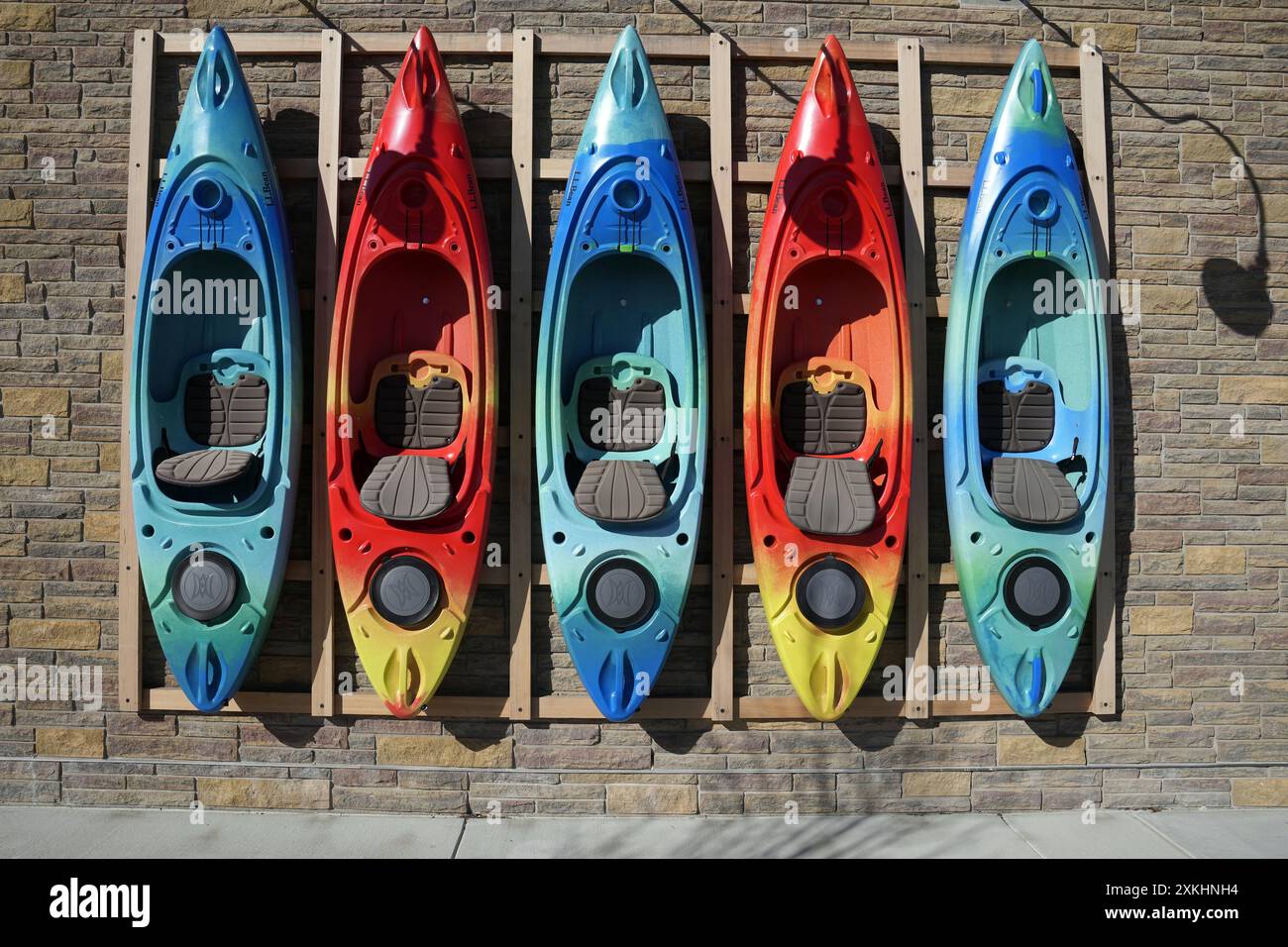 Kayak display hi-res stock photography and images - Alamy
