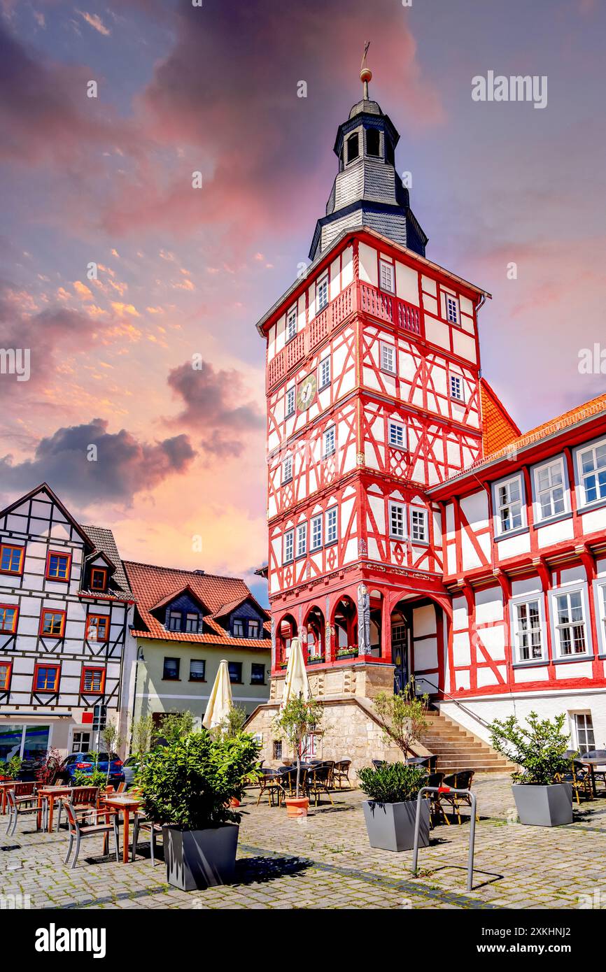Old city of Treffurt, Germany Stock Photo - Alamy
