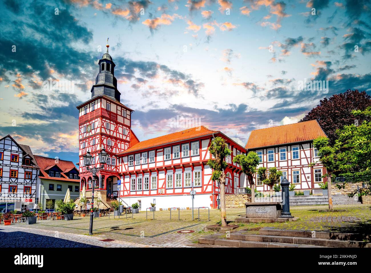 Half timbered houses in an old town hi-res stock photography and images ...