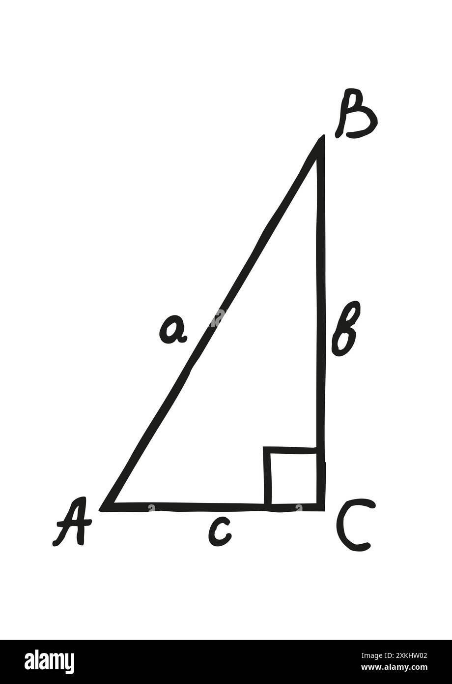 Doodle math and geometry icon, simple style symbol hand drawn with thin ...