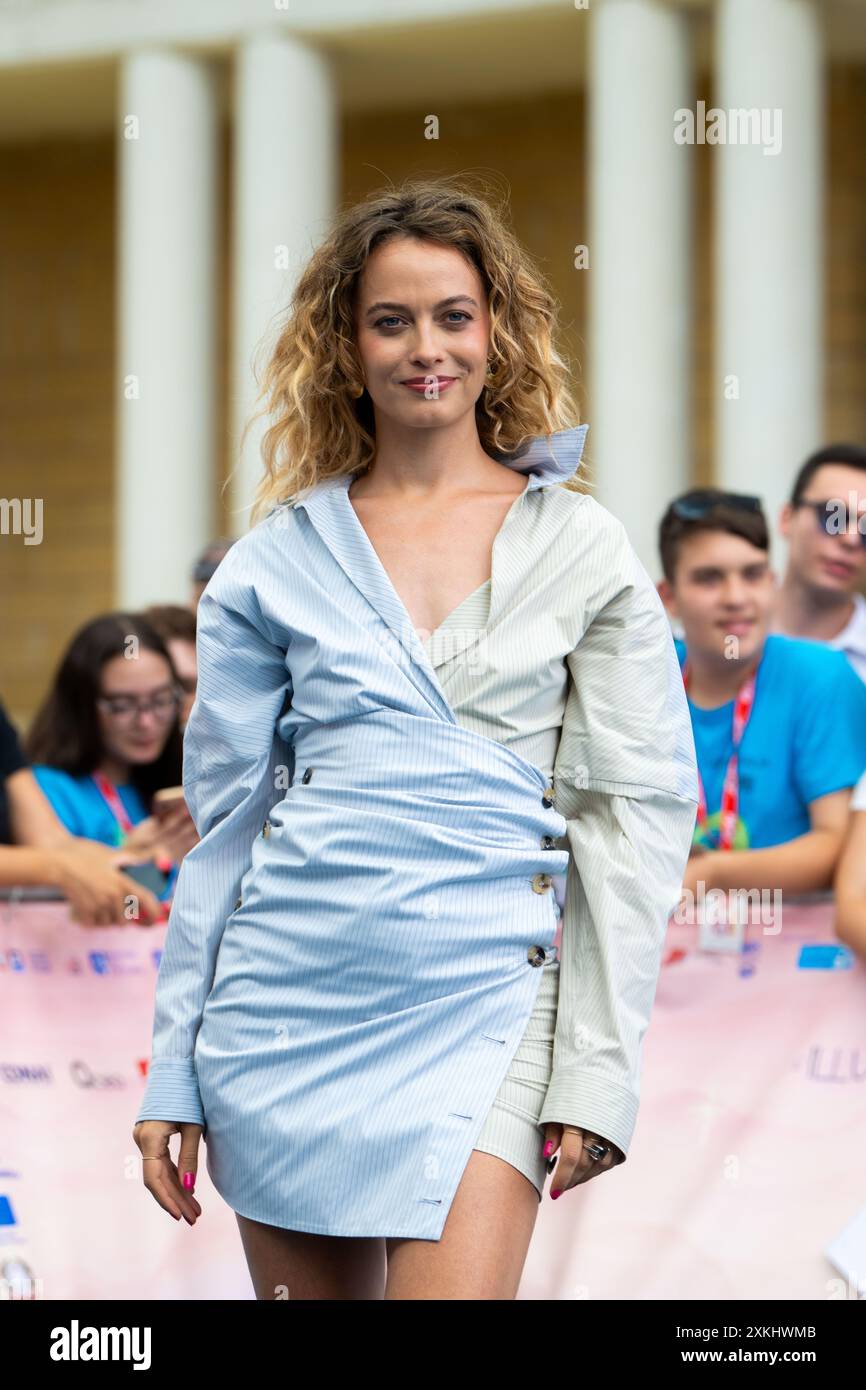 Giffoni Valle Piana, Salerno, Italy. 23rd July, 2024. Italian actress ...