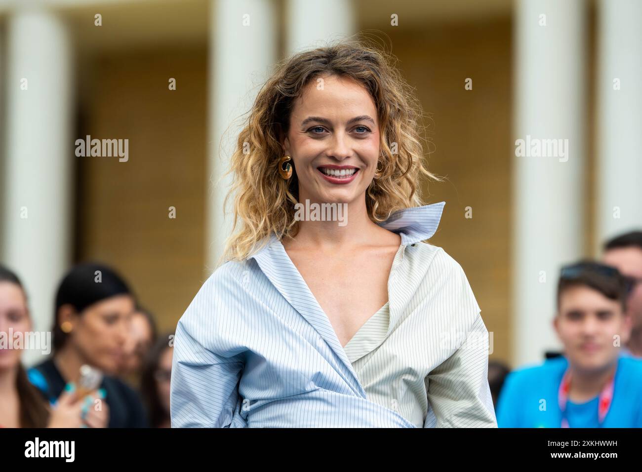 Giffoni Valle Piana, Salerno, Italy. 23rd July, 2024. Italian actress ...