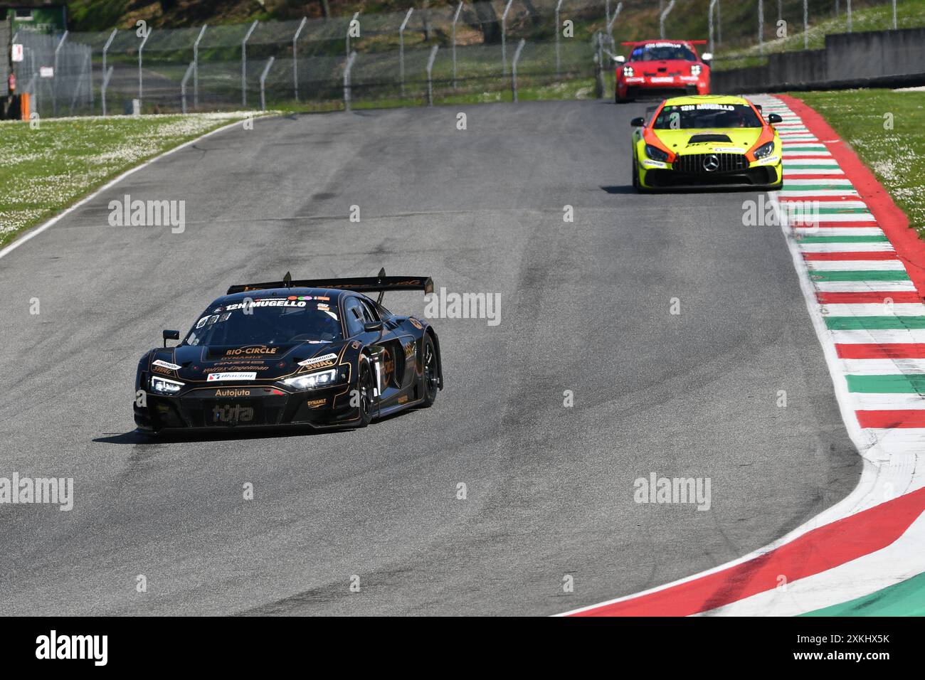 Scarperia, 23 March 2024 Italy: Audi R8 LMS GT3 EVO II of Team Juta ...